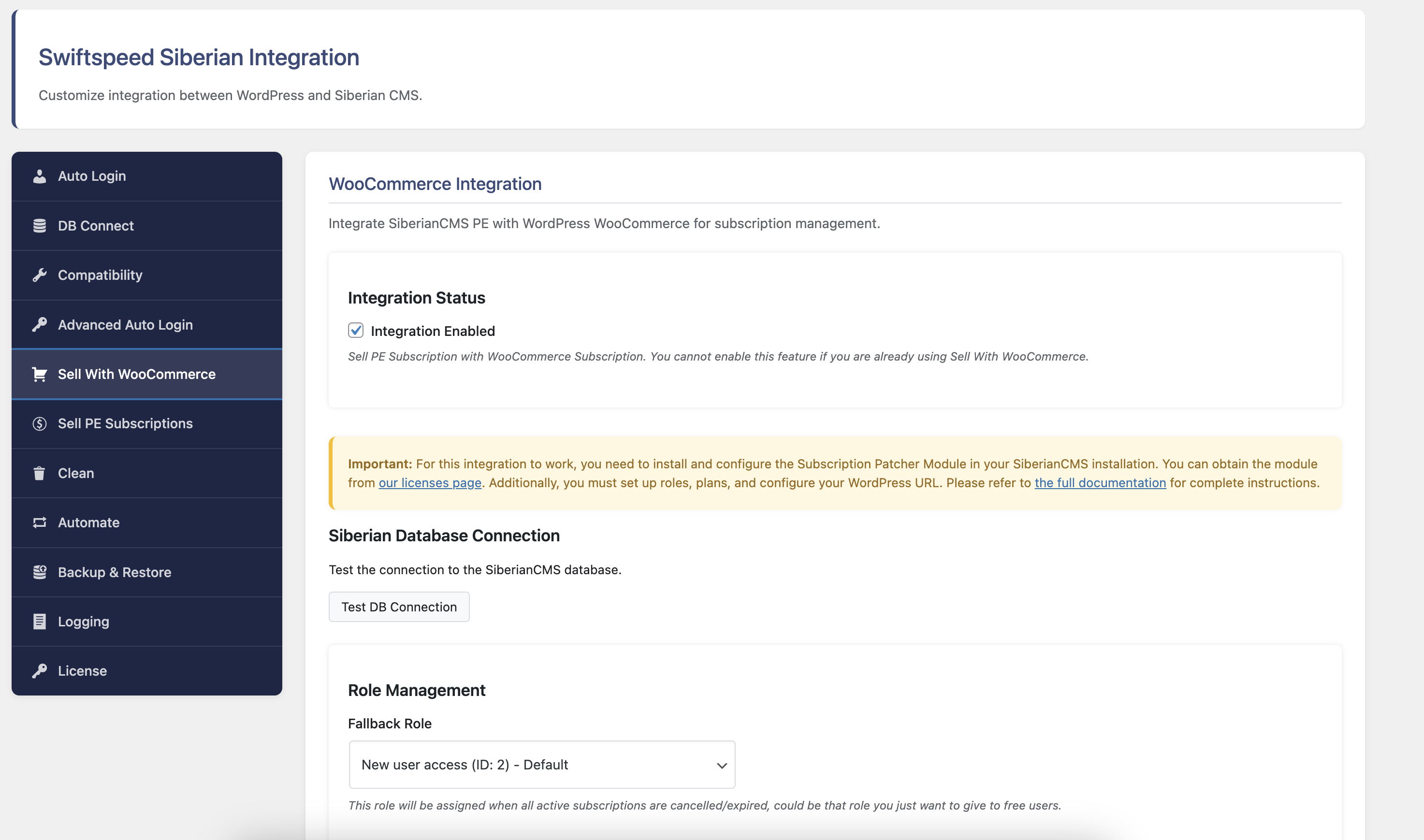 SiberianCMS integration Pro Plugin - Swiftspeed App Builder